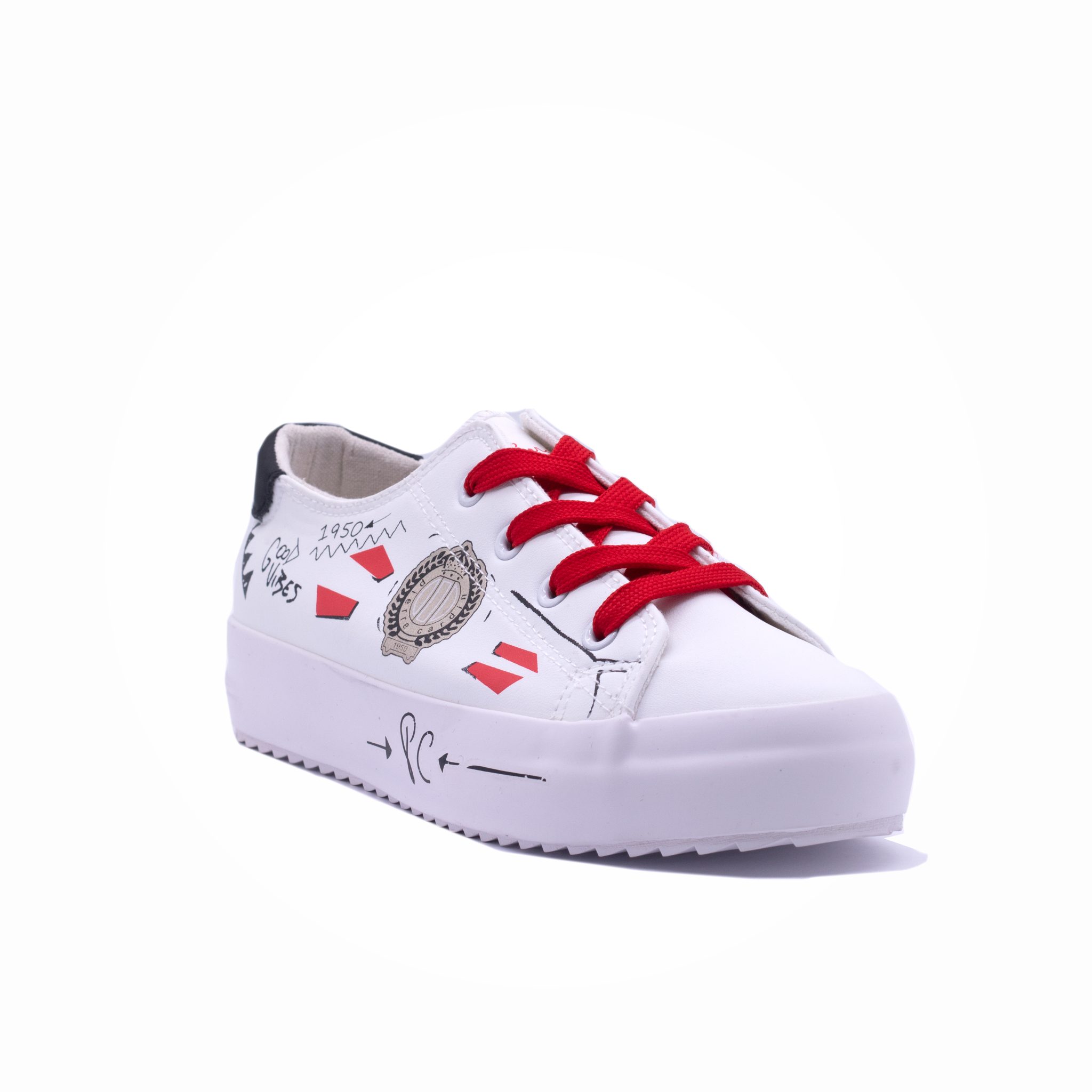 Pierre Cardin Fabiani Sneaker White - Shoe Street